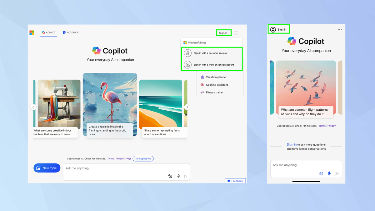 How to use Microsoft Copilot on phone and web | Tom's Guide