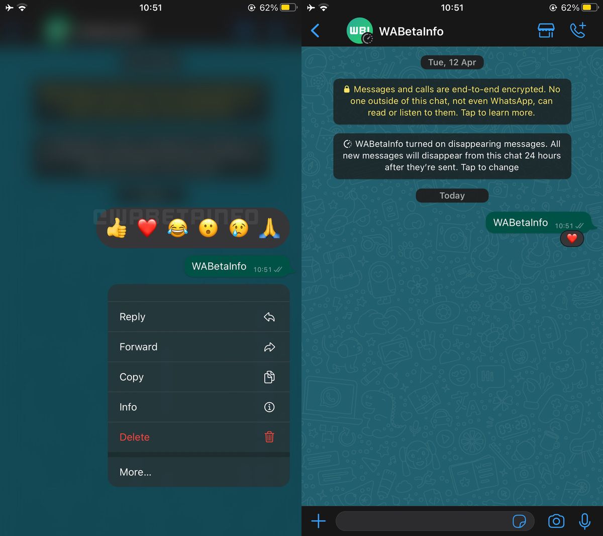 WhatsApp is rolling message reactions out to everyone starting right ...