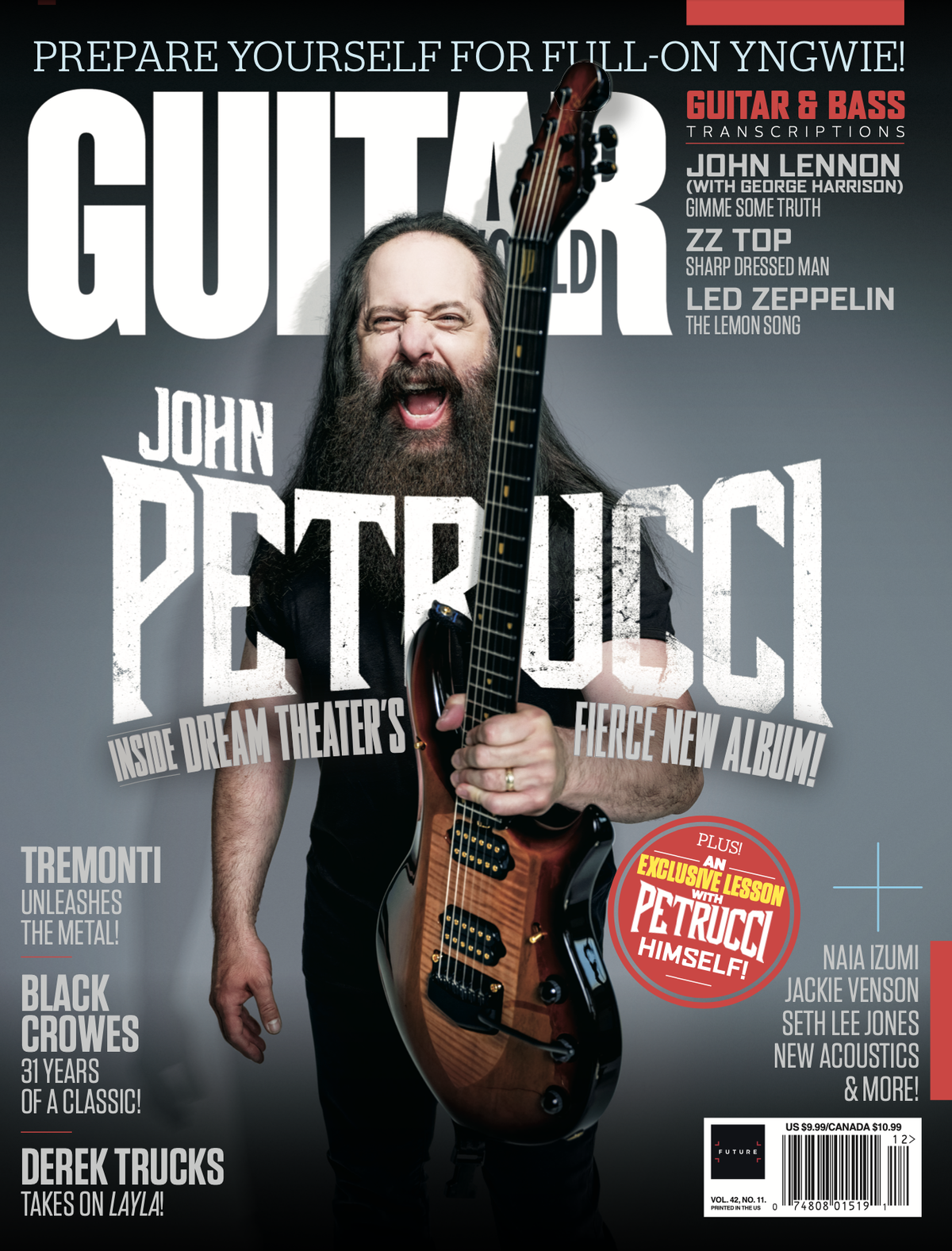 An exclusive John Petrucci lesson, plus tabs of Lennon and Harrison's ...