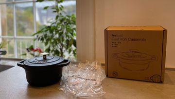 ProCook Cast Iron Casserole Dish review: budget-friendly luxury | Woman ...