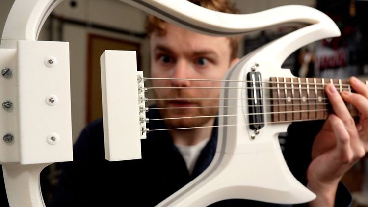 YouTuber builds experimental guitar with floating strings | Guitar World