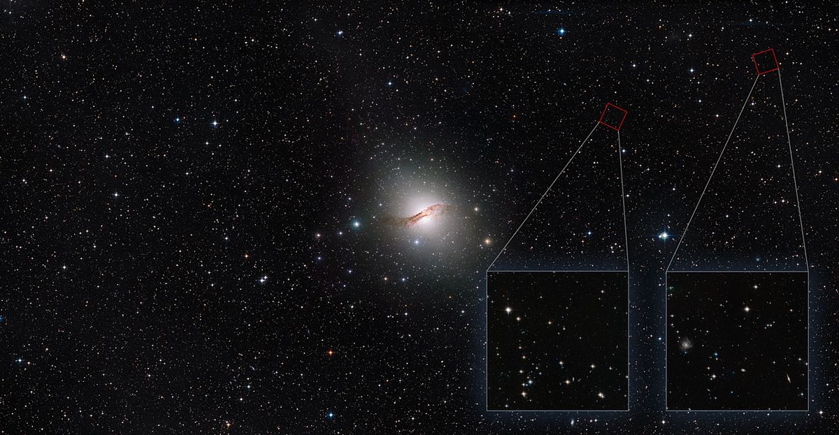 Hubble Telescope Spies Off-Kilter Halo Around Distant Galaxy (Images ...