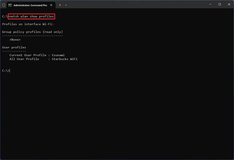 How to control Wi-Fi networks from Command Prompt on Windows 11 ...