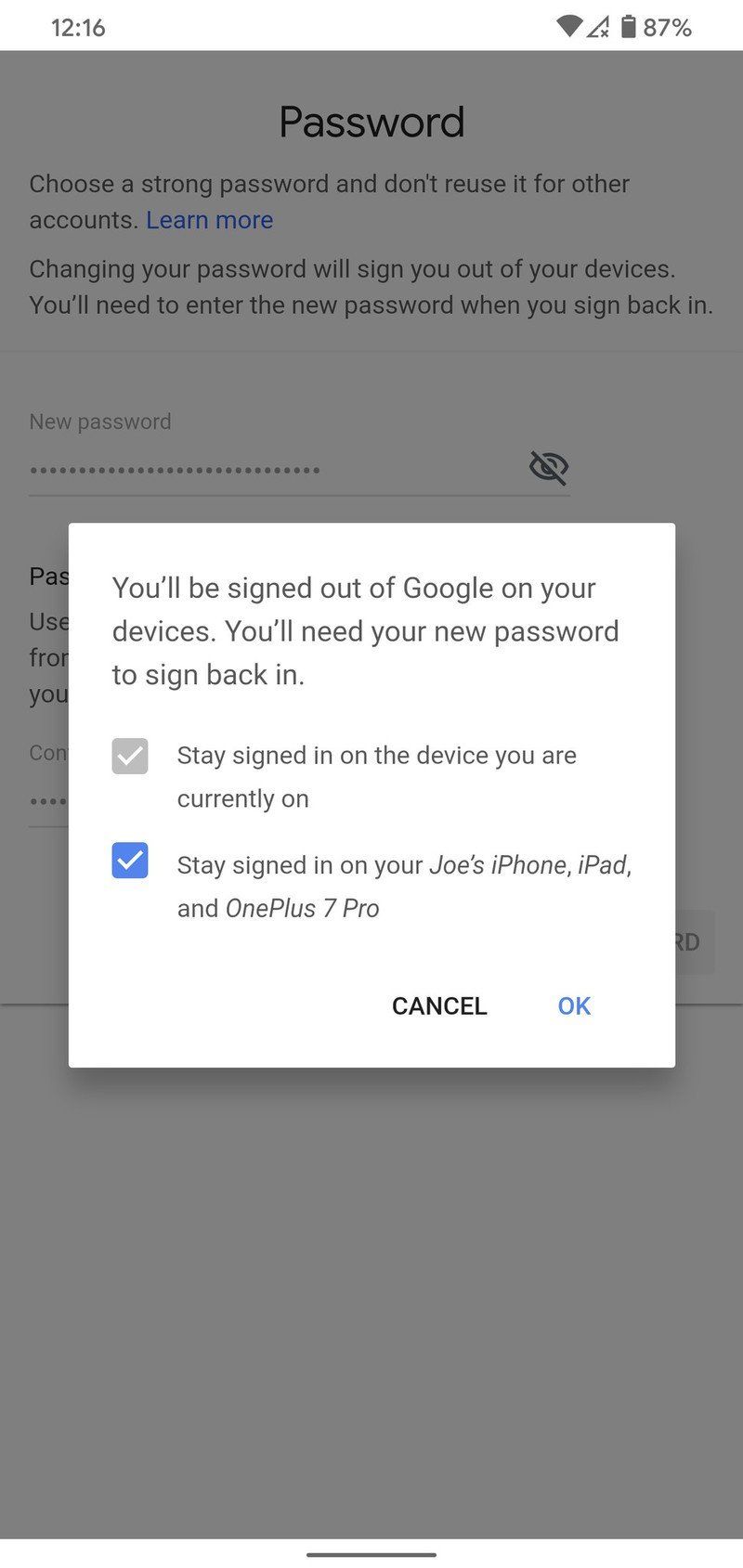 How to change your Google password | Android Central