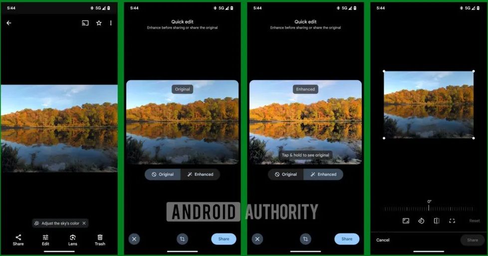 Google Photos plans to bring a quicker editing mode to its share menu ...