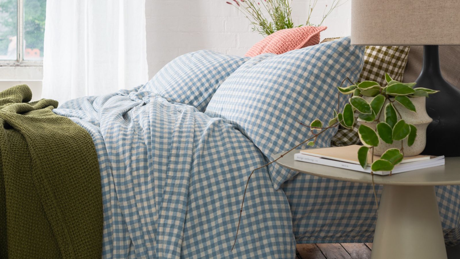 Gingham bedding is the timeless must-have of the year | Ideal Home