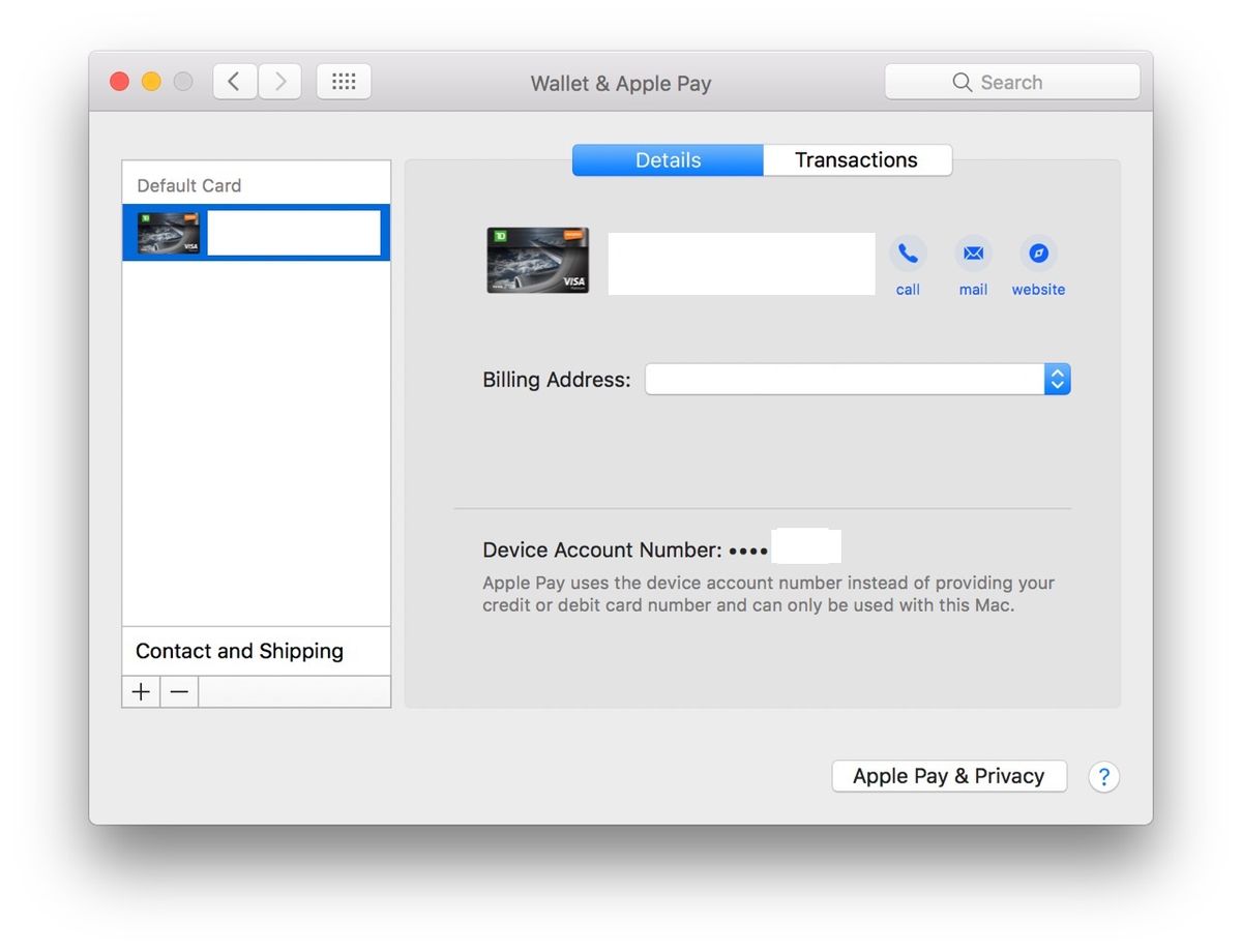 How to set up and manage Apple Pay on the Mac | iMore