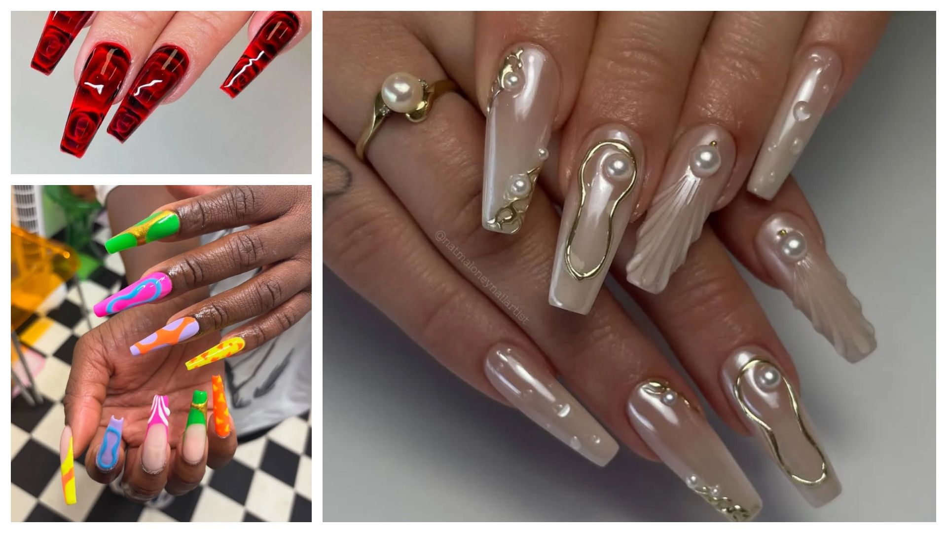 16 Best Coffin Nail Ideas For a Chic and Sleek Manicure | Marie Claire