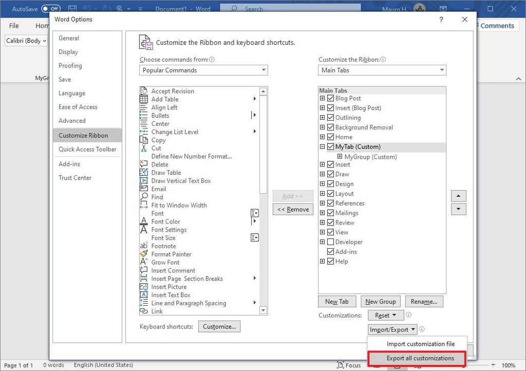 How to export and import Office ribbon menu settings | Windows Central