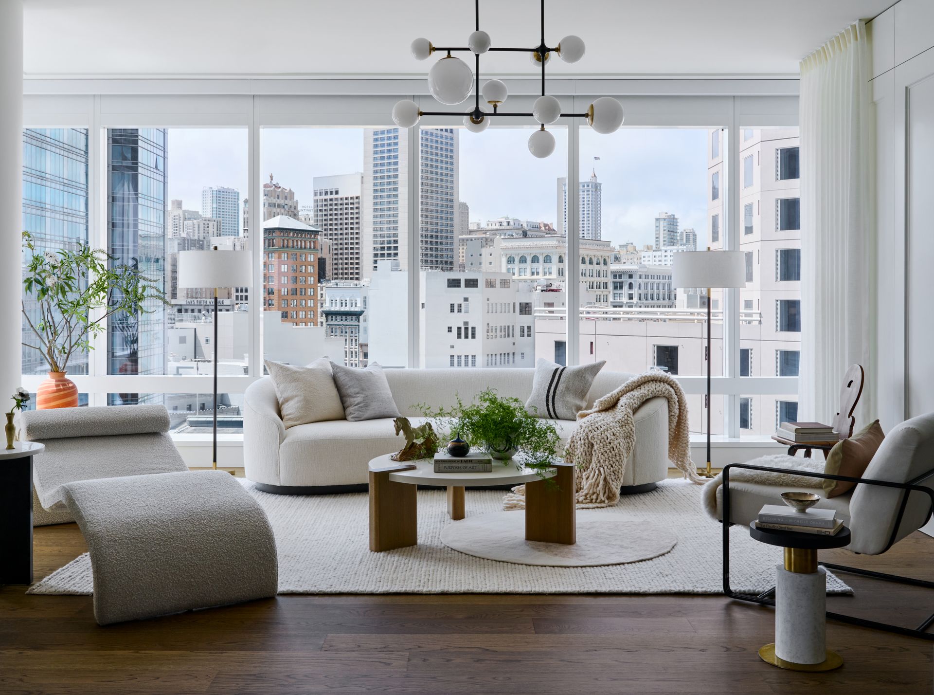 29 White Living Room Ideas That Make You Forget About Color