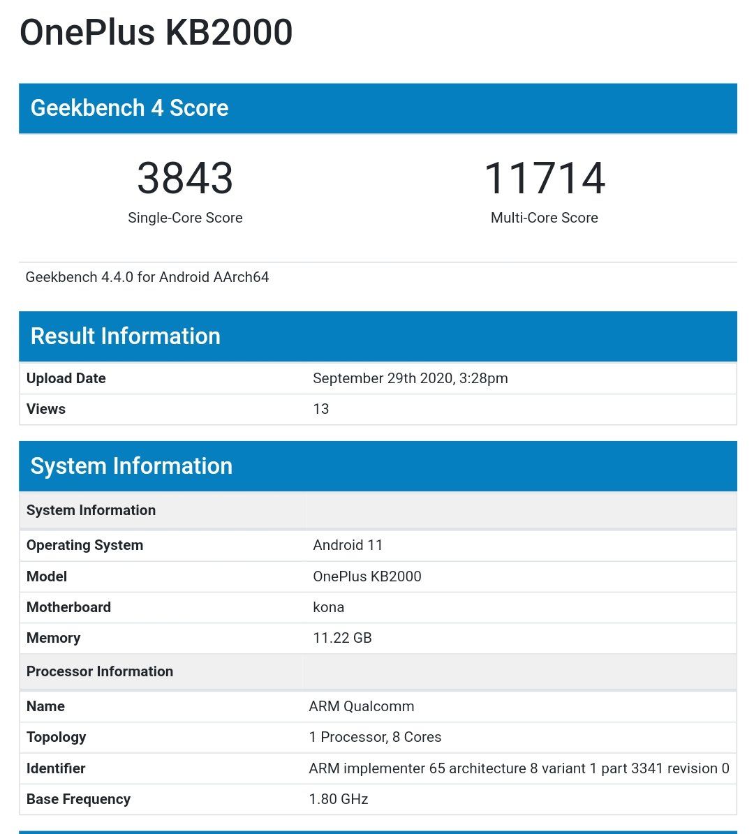 12GB RAM variant of OnePlus 8T spotted on Geekbench | TechRadar