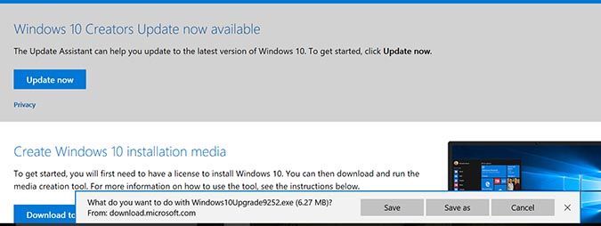 Windows10upgrade9252.exe Offline Installer