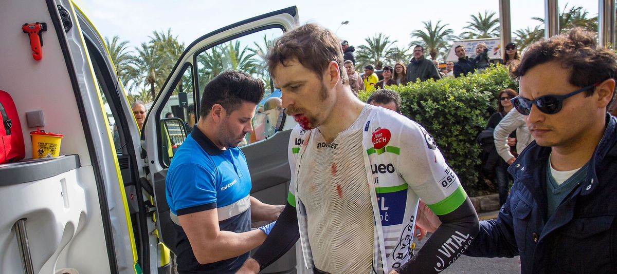 Dan McLay: 'photographer has apologised' after finish-line collision | Cycling Weekly