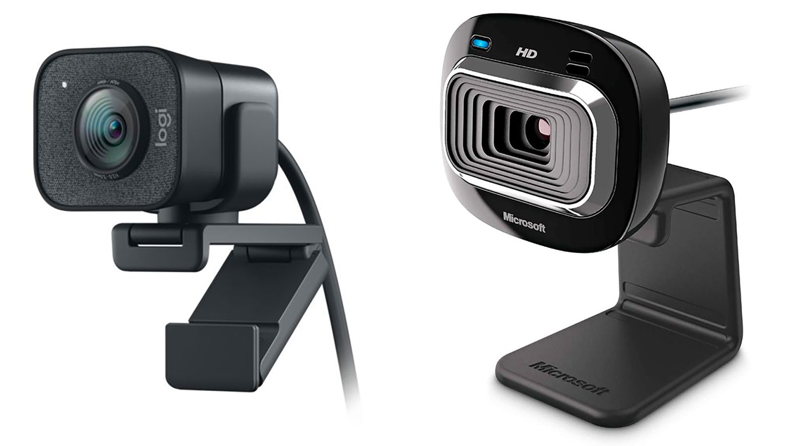 Microsoft LifeCam HD-3000 vs Logitech StreamCam: two top webcams, head ...