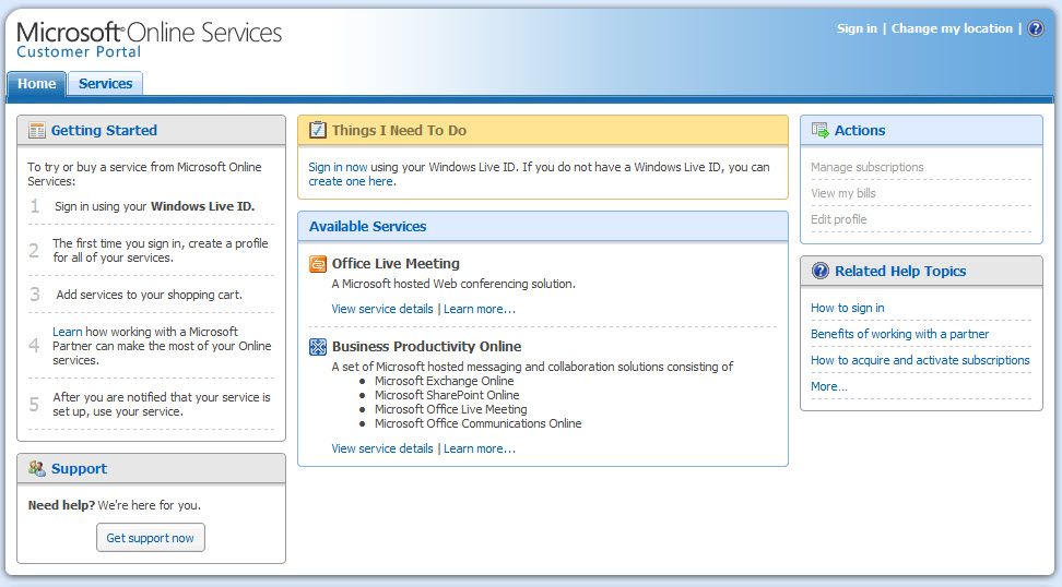 BPOS Requirements - Microsoft BPOS: Managing The Cloud | Tom's Hardware