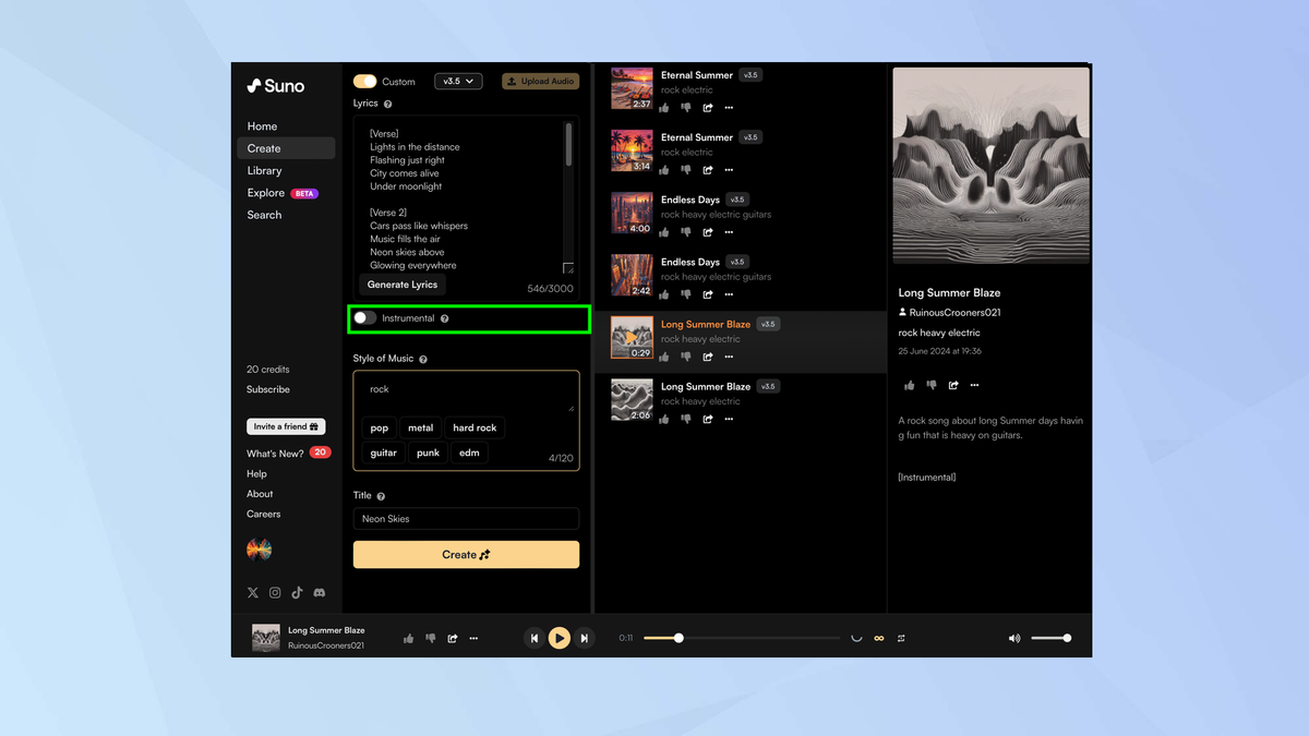 How to make music with AI using Suno | Tom's Guide