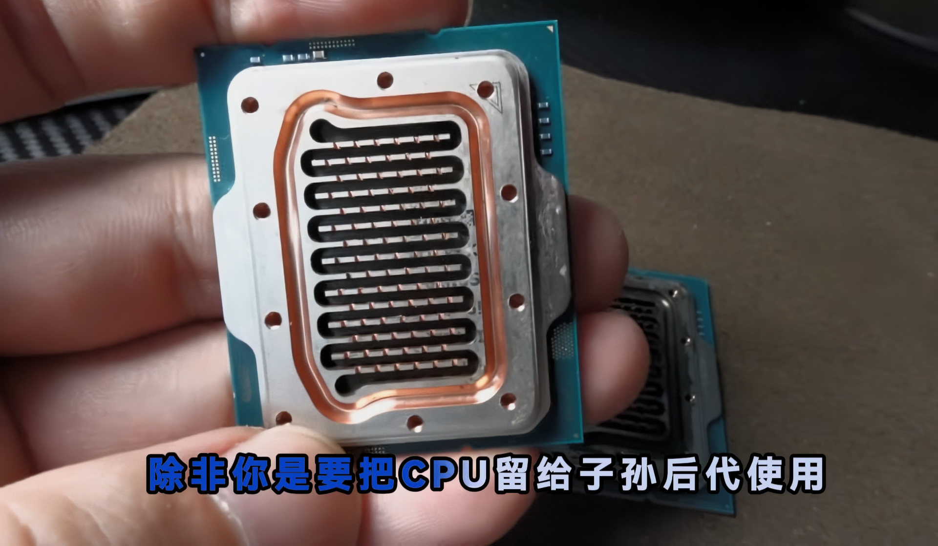 Core i9 14900KS heatspreader transformed into CPU water block - clever ...