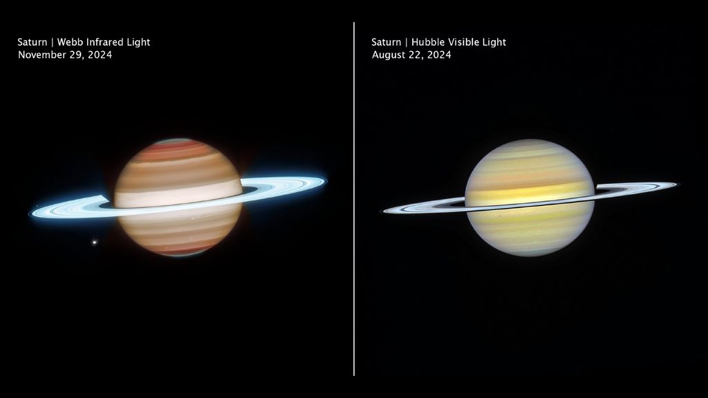 Incredible new NASA images reveal Saturn in a new light — and it's all ...