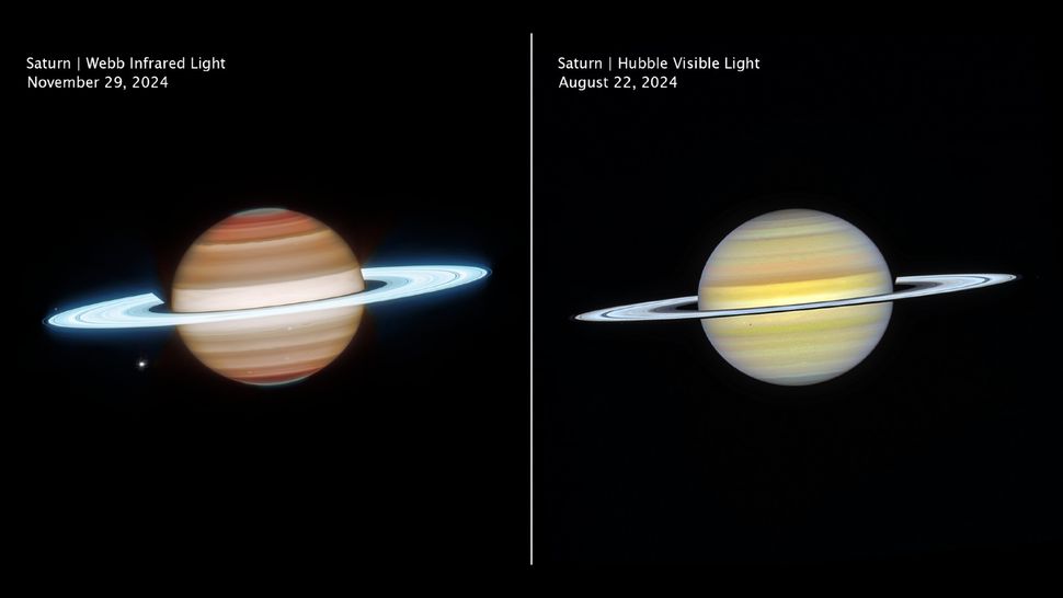 Incredible new NASA images reveal Saturn in a new light — and it's all ...