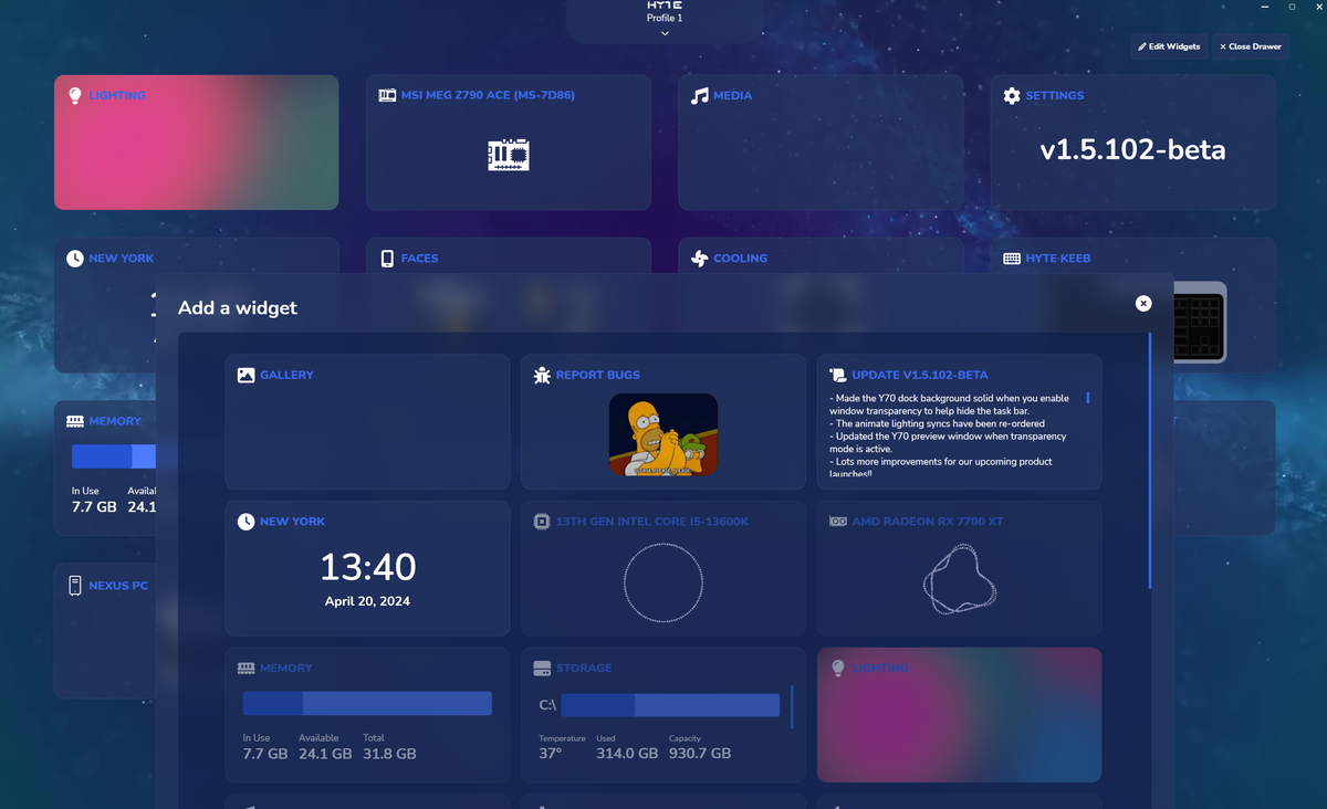 Hands-on with Hyte's Nexus Link: Huge-screen AIO cooler takes center ...