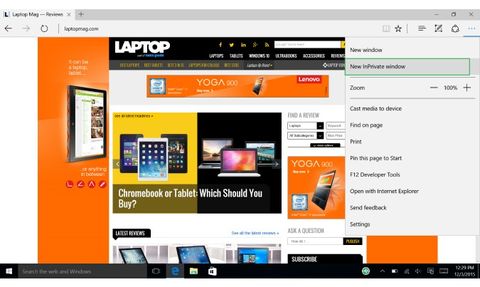 How to Open an InPrivate Window in Microsoft Edge | Laptop Mag