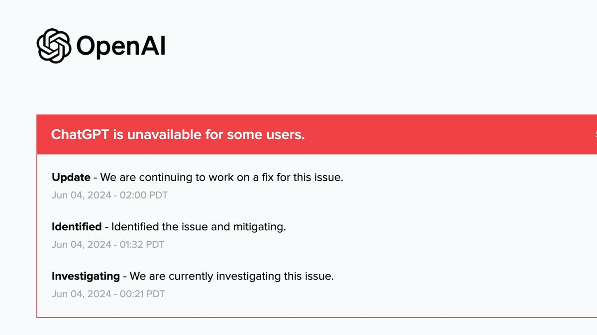 ChatGPT and Sora were down – here’s what we know about OpenAI's outage ...