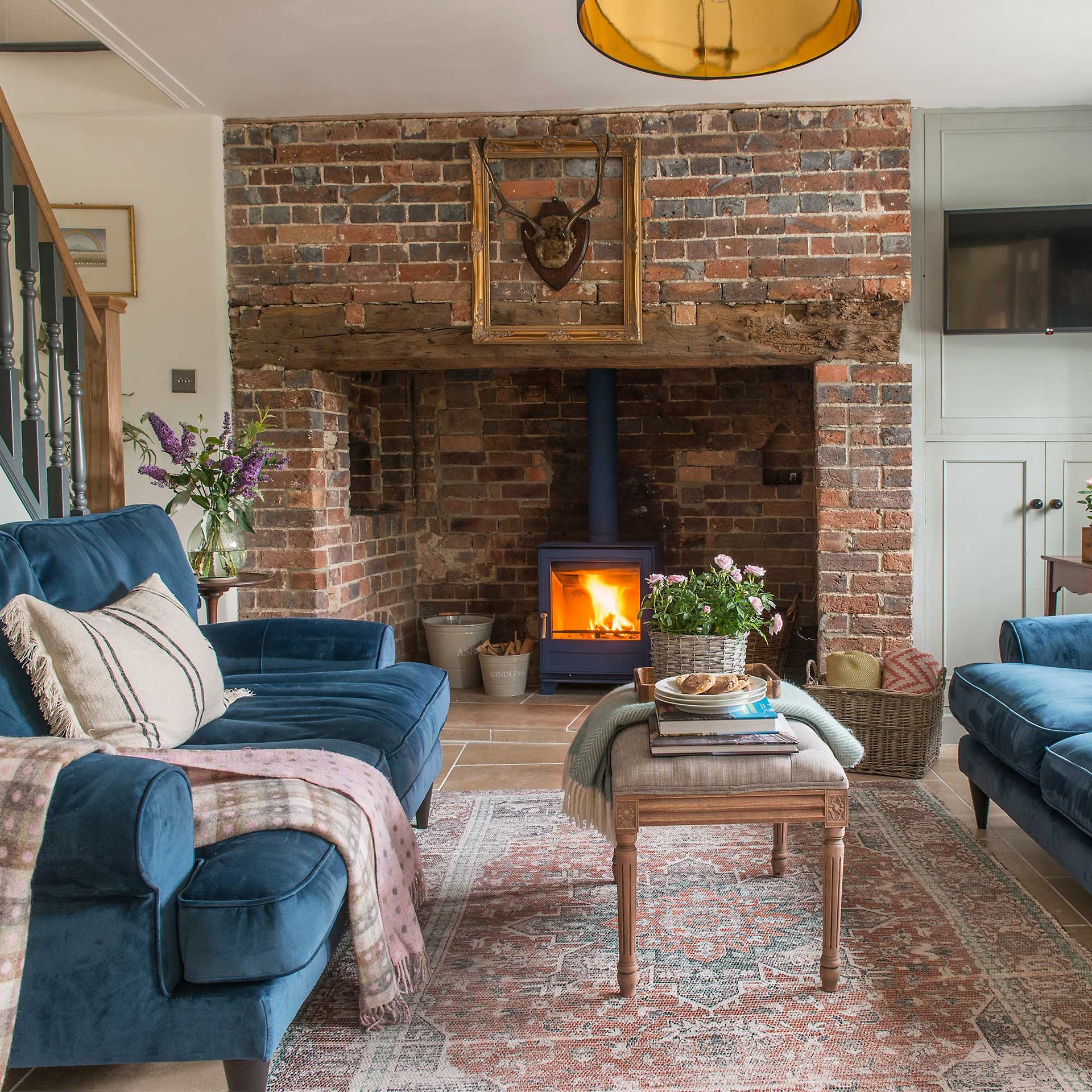 The dark and dingy cottage has been transformed into a cosy haven ...