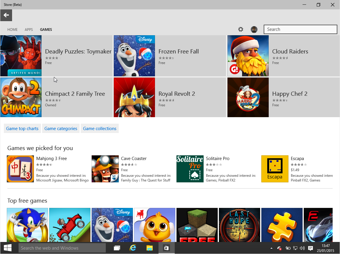 Take a peek at the clean, new look of the Windows 10 store | Windows ...