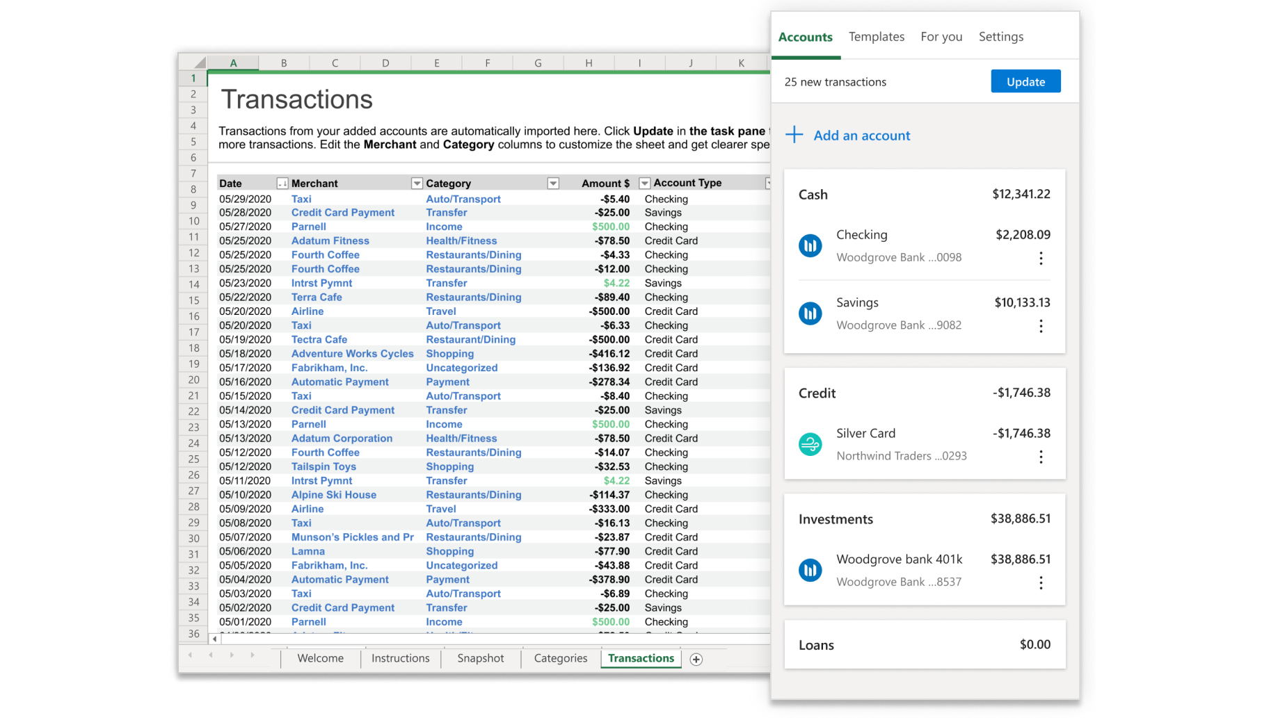 Microsoft s New Money In Excel Offers Dynamic Management Of Your