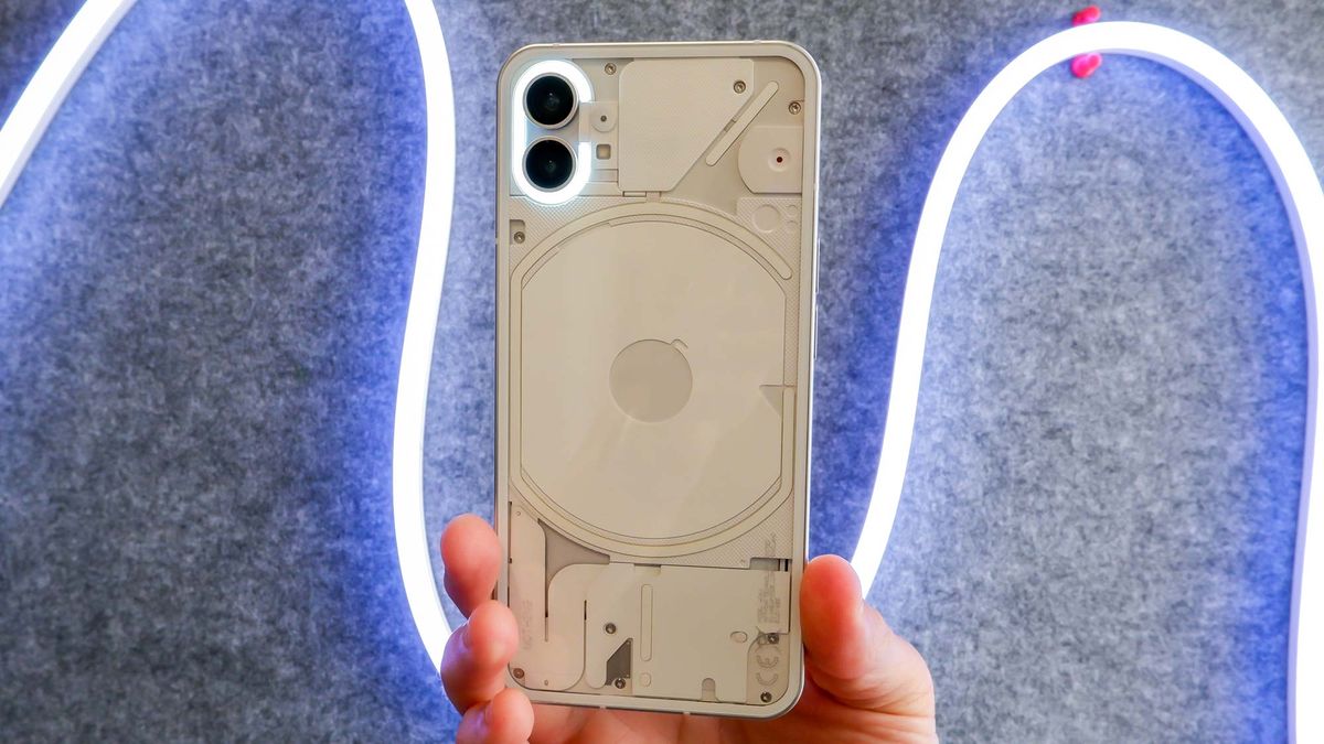 Nothing Phone (1) design hands-on — now this is different | Tom's Guide