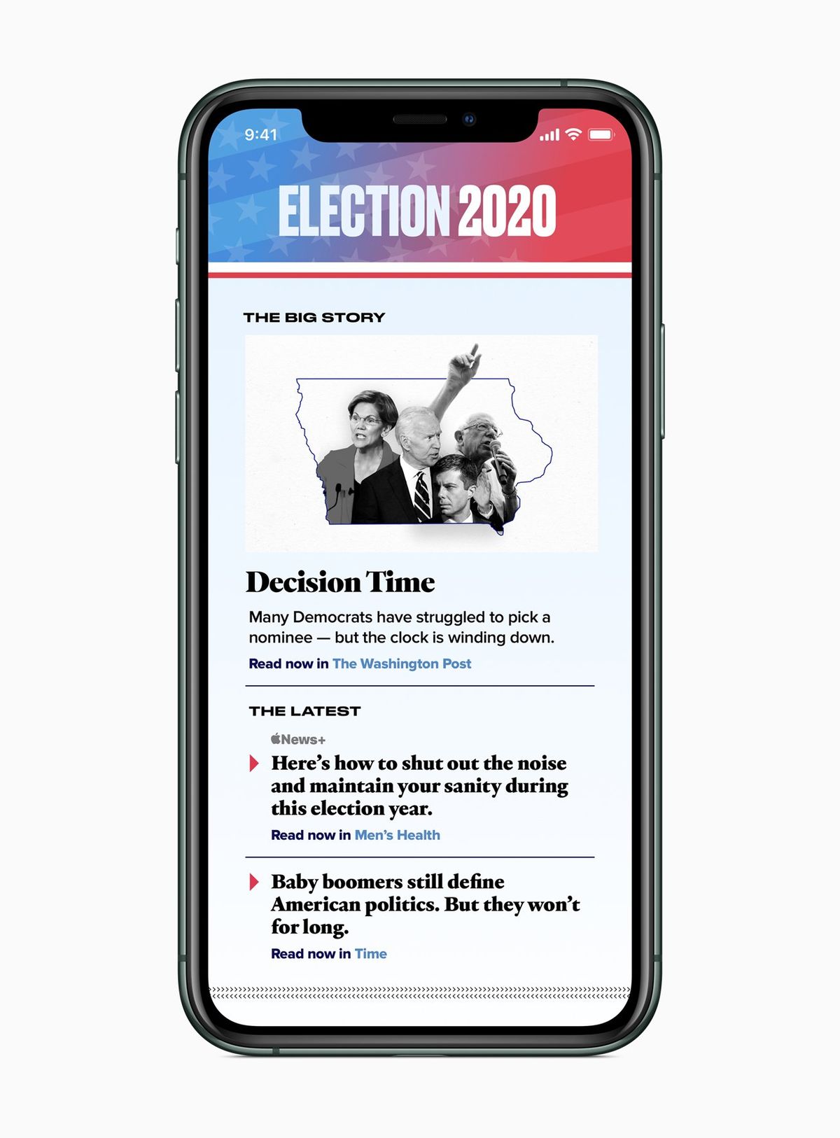 Apple News launches 'special coverage' of the 2020 presidential ...