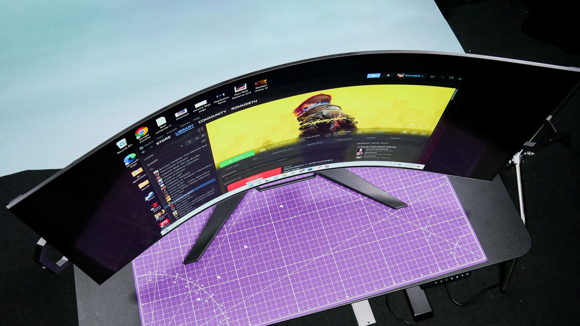 I just tested the strangest OLED gaming monitor of the year | Tom's Guide