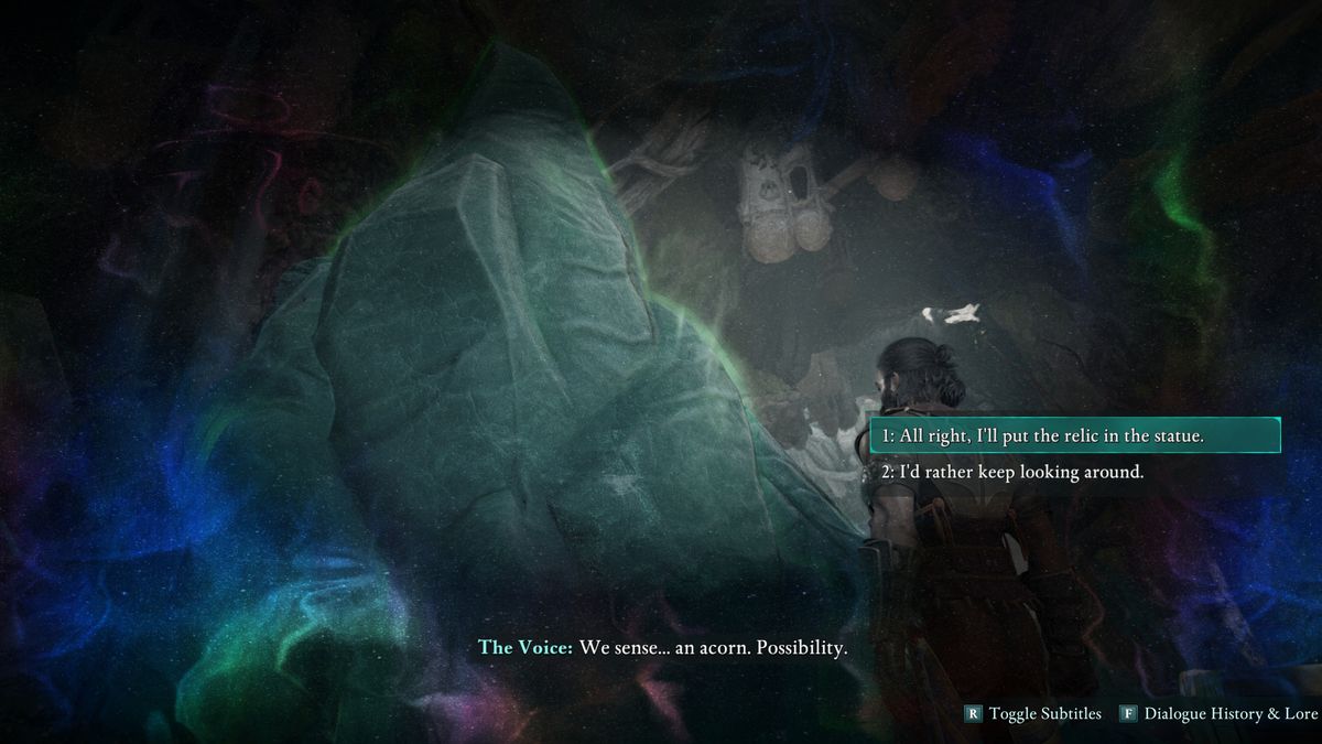 Should you give Sargamis the relic in Avowed? | PC Gamer