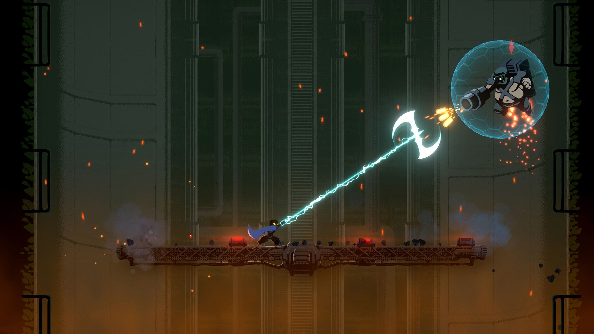 Battle across a hand-drawn cyber wasteland in this stylish puzzle ...