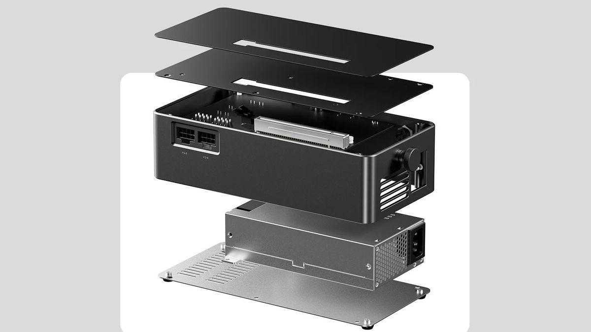 Aoostar AG02 eGPU dock with OCuLink support and 500W PSU announced for ...