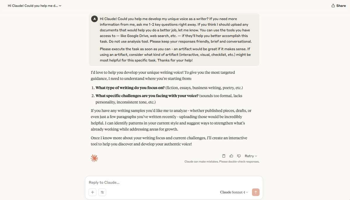 Claude 4 is one of the best chatbots yet — here's the only prompt you ...