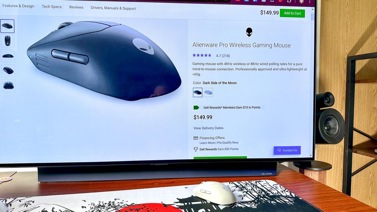 Alienware Pro Wireless Gaming Mouse review: Elite level gaming at a ...