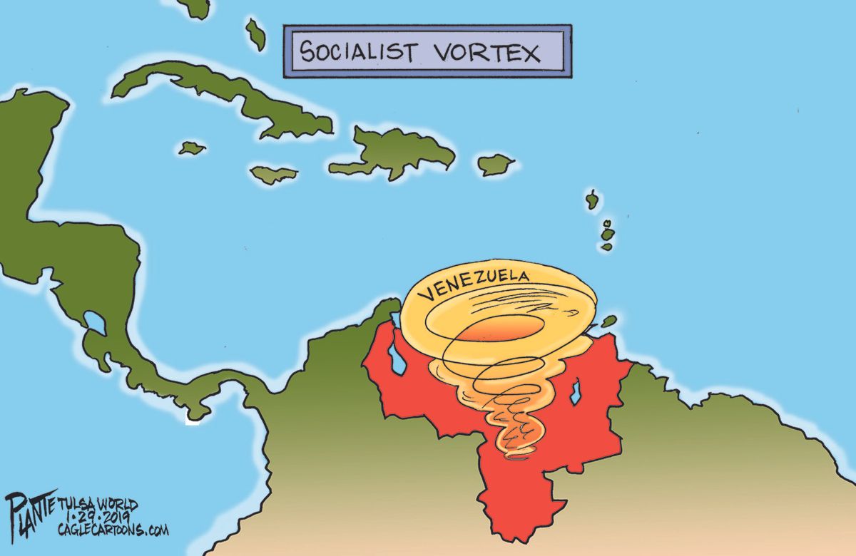 Political Cartoon World Venezuela Maduro Guaido | The Week