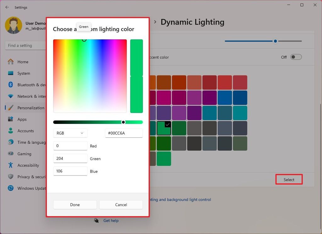 How to get started setting up Windows 11 Dynamic Lighting | Windows Central