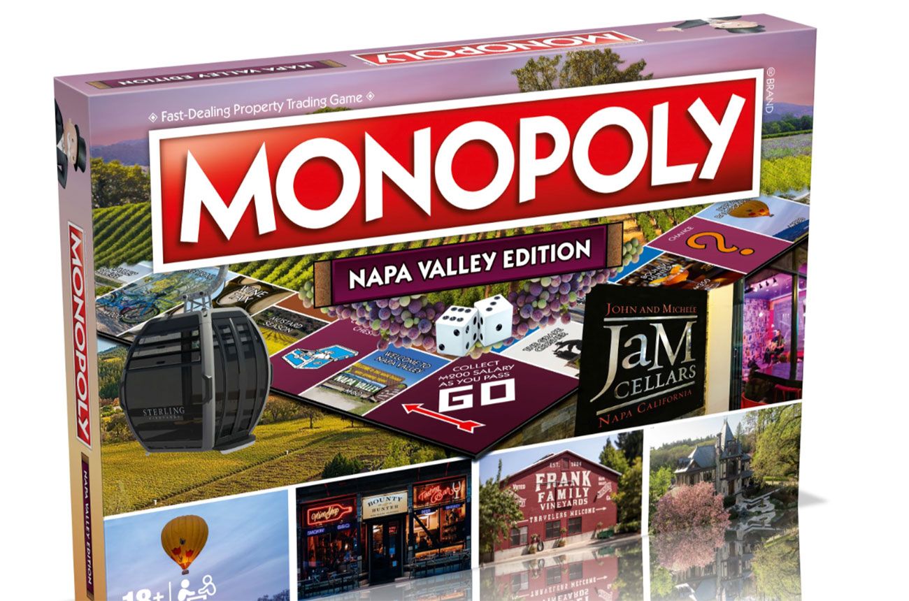 Monopoly Napa Valley edition of famous board game released | Decanter