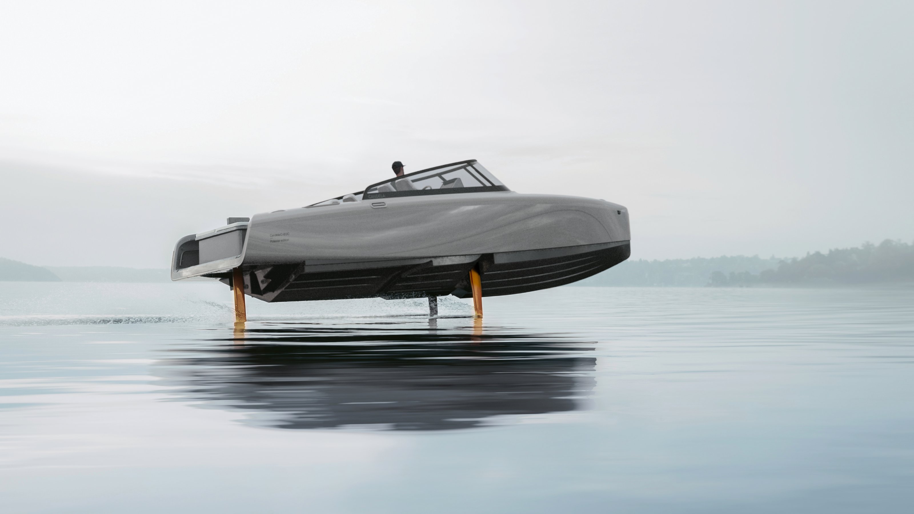Candela C 8 Polestar Edition Electric Hydrofoil Boat Wallpaper 