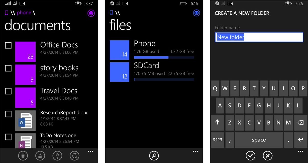 Official File Manager for Windows Phone 8.1 due in May, here's what it ...