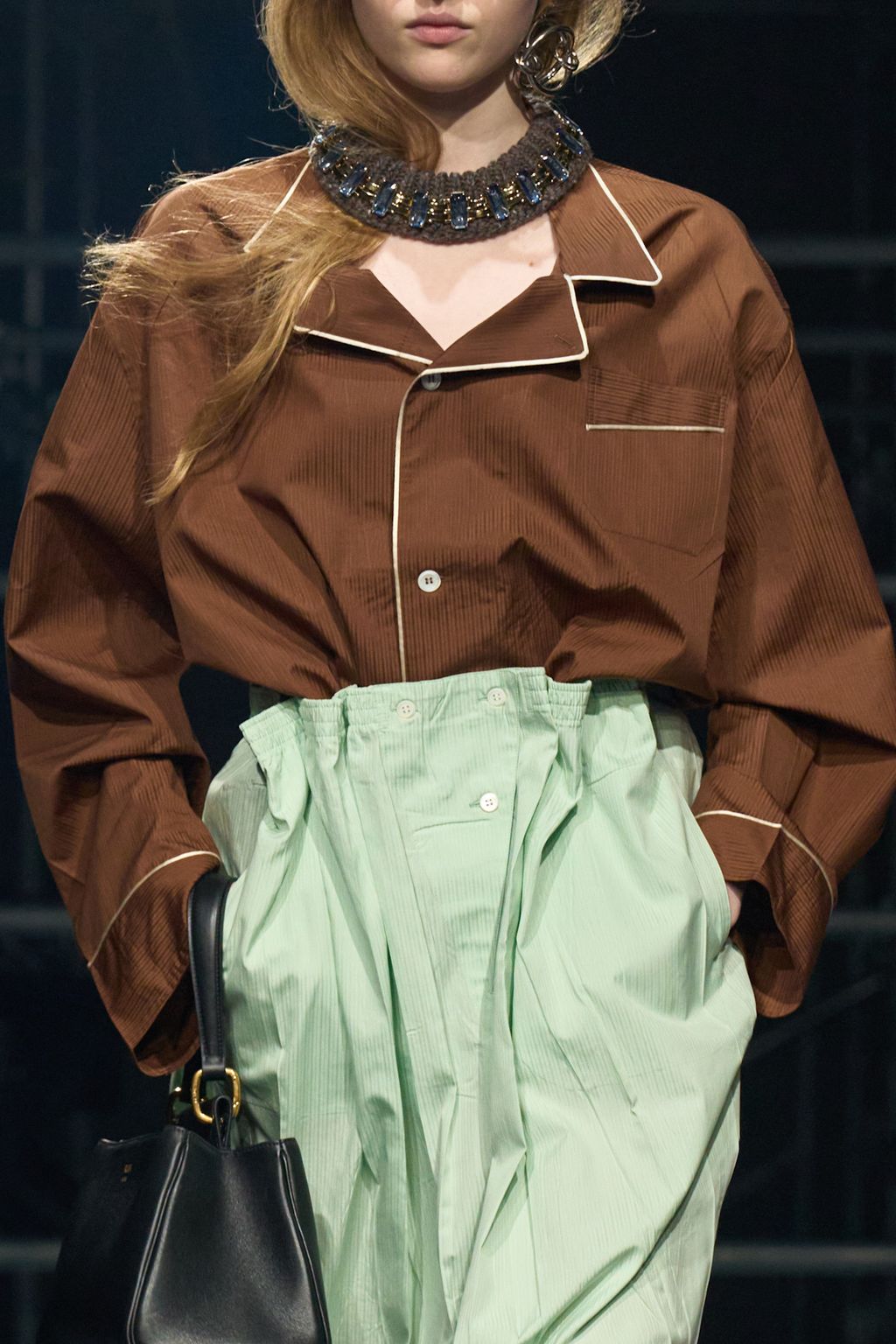 Prada Fall 2025: Raw Glamour and the Allure of the Undone | Who What Wear