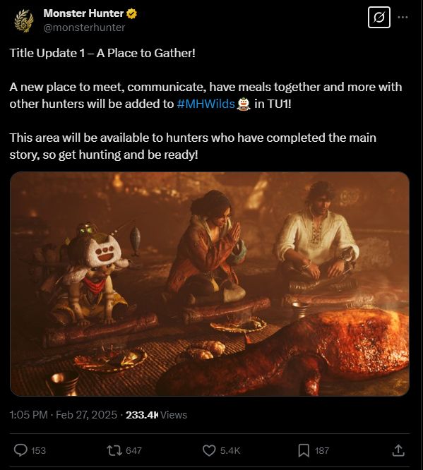 Monster Hunter Wilds roadmap: the first two title updates | PC Gamer
