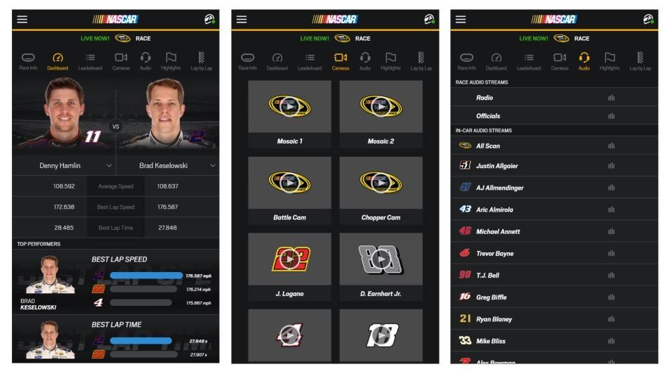 The official Windows 10 NASCAR app adds Mobile support with latest ...