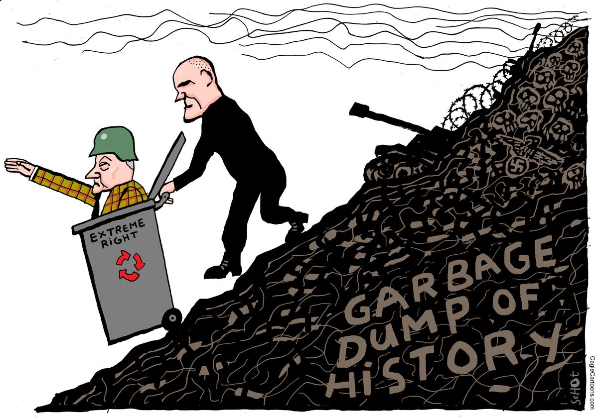 Political cartoon World Germany election alt-right extremism | The Week