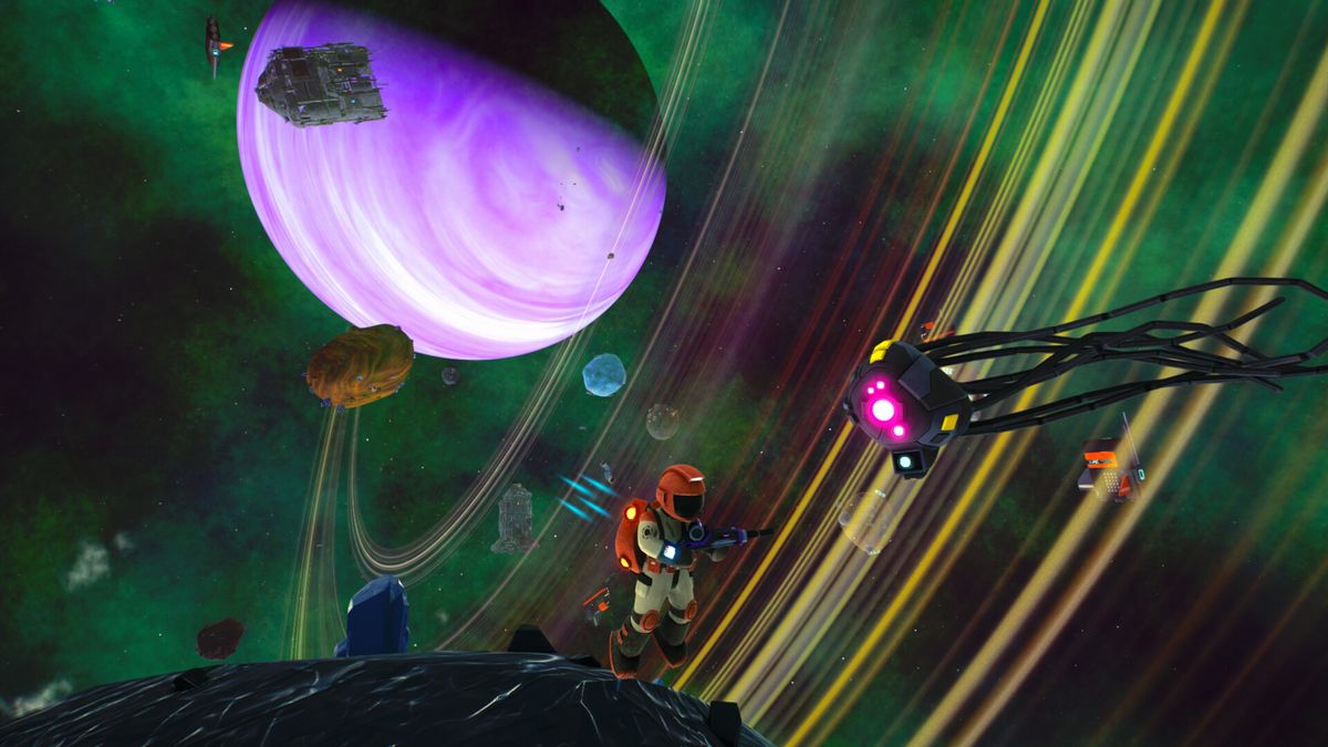Here's a game where you're an underpaid astronaut salvaging space trash ...