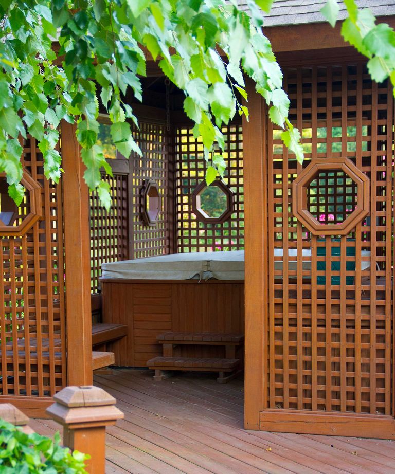 Hot tub shelter ideas: 11 enclosures, canopies, and more | Gardeningetc