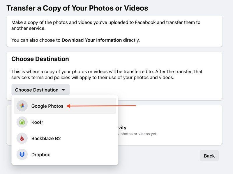 How to move your Facebook photos and videos to Google Photos | Android ...
