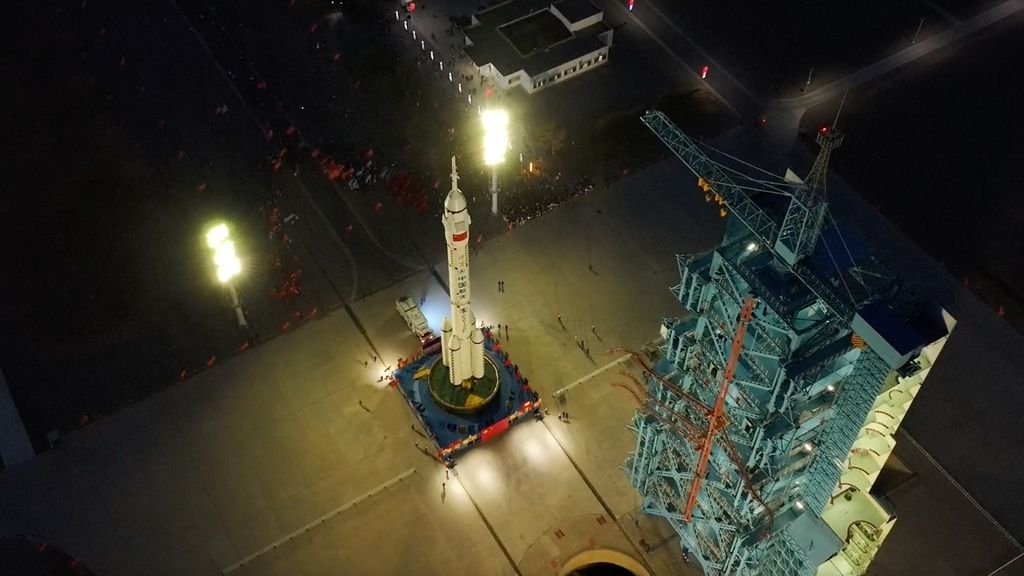 China rolls out rocket for Shenzhou 20 astronaut launch to its Tiangong space station (video ...